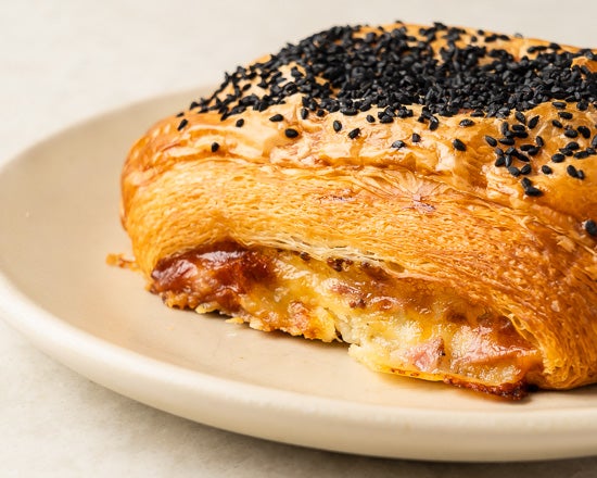 Pastrami and mustard pain suisse | Presto Italian Street Food